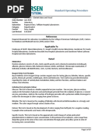 Stool Routine & Microscopy S.O.P. | PDF | Microscopy