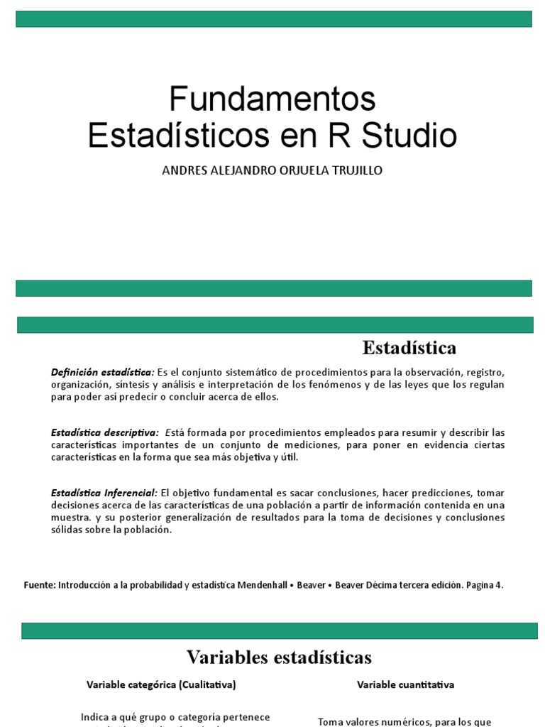 Estadistica Basica en R Studio 1 | PDF | Oblicuidad | Media
