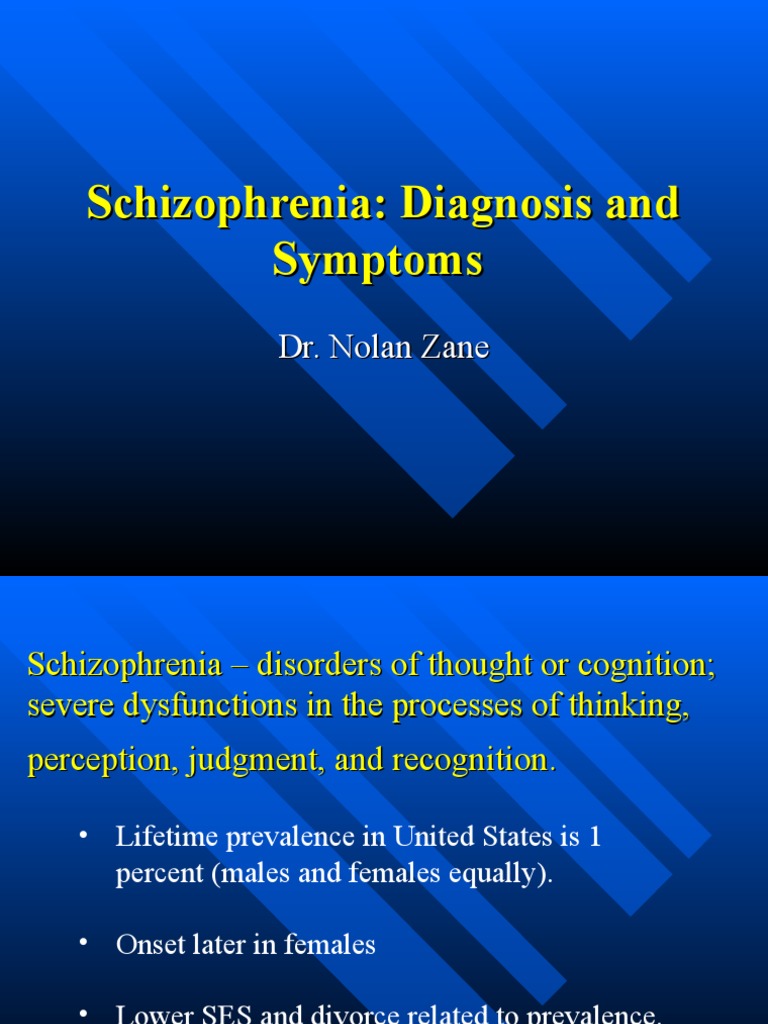 Schizophrenia Post | PDF | Schizophrenia | Psychosis