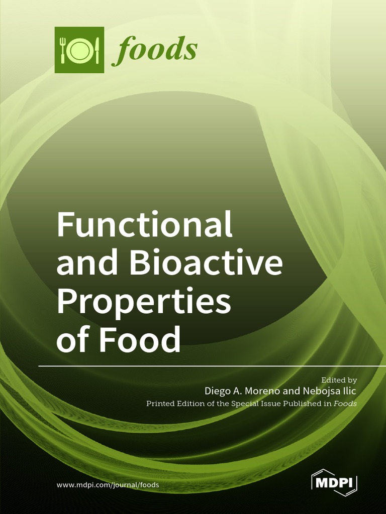 Functional and Bioactive Properties of Food | PDF | Milk | Fat