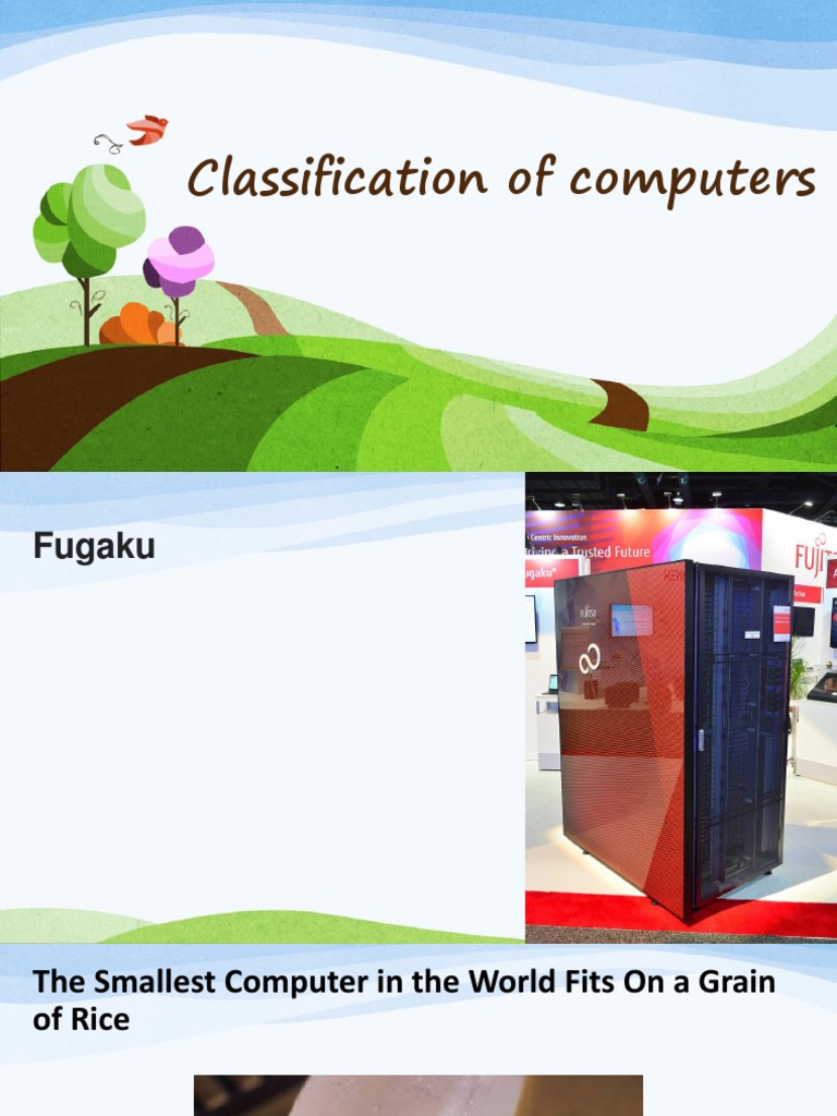 Classification of Computers | PDF | Laptop | Personal Computers