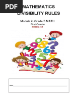 Grade 5 Math Answer Key | PDF | Division (Mathematics) | Numbers