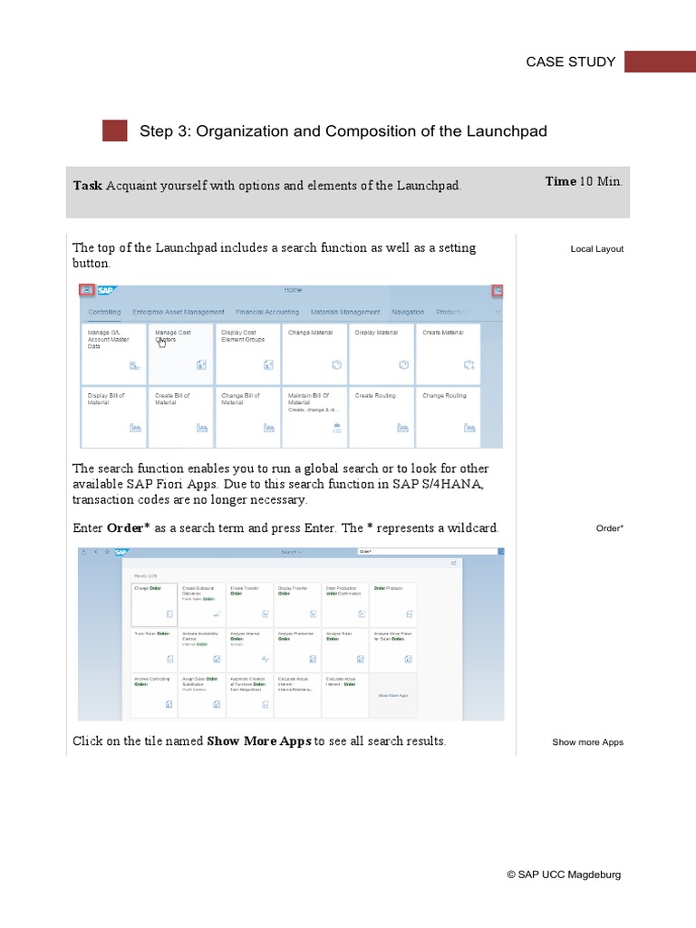 Step 3 Organization And Composition Of The Launchpad Pdf System