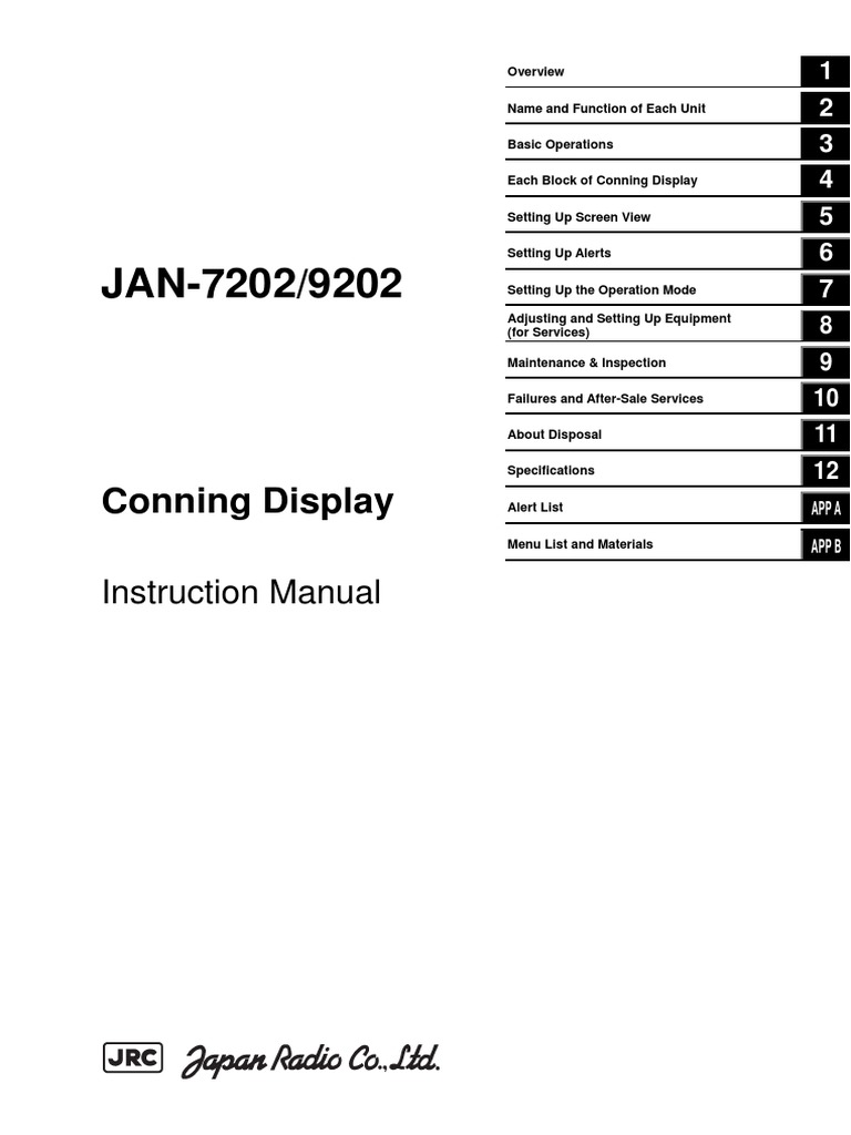 Conning Display: Instruction Manual | PDF | Cardiopulmonary ...