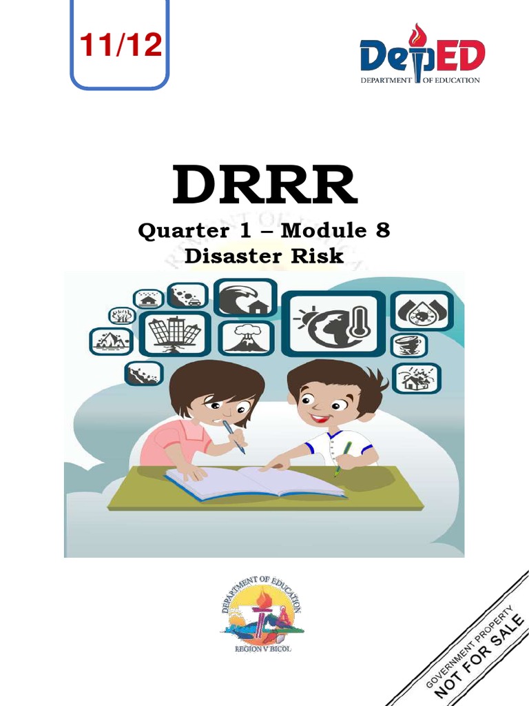 Quarter 1 - Module 8 Disaster Risk | PDF | Hazards | Emergency Management
