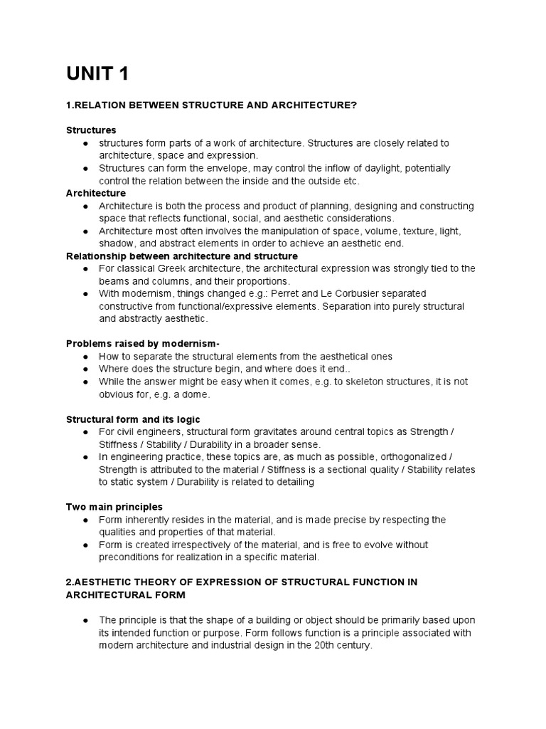 Exploring the Relationship Between Structure, Form, and Function in ...