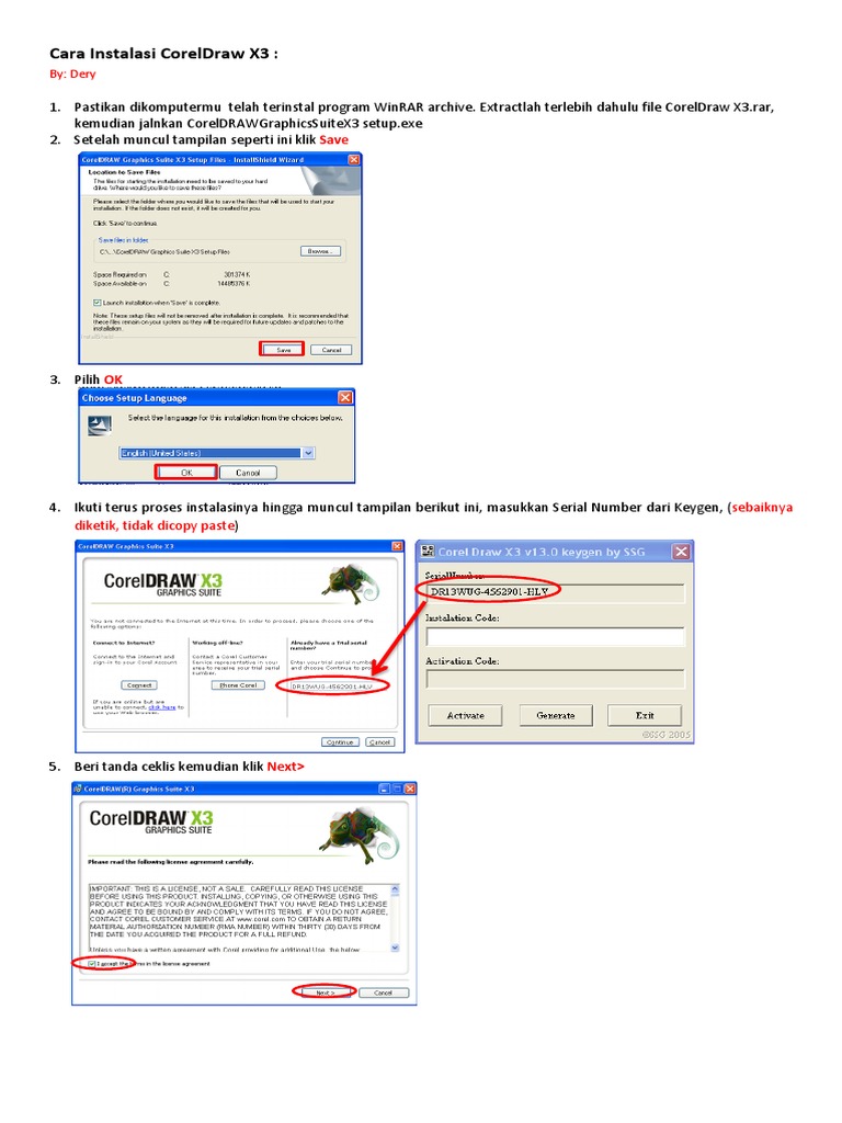 Instalasi CorelDraw X3 di Windows | PDF | Bisnis | Komputer