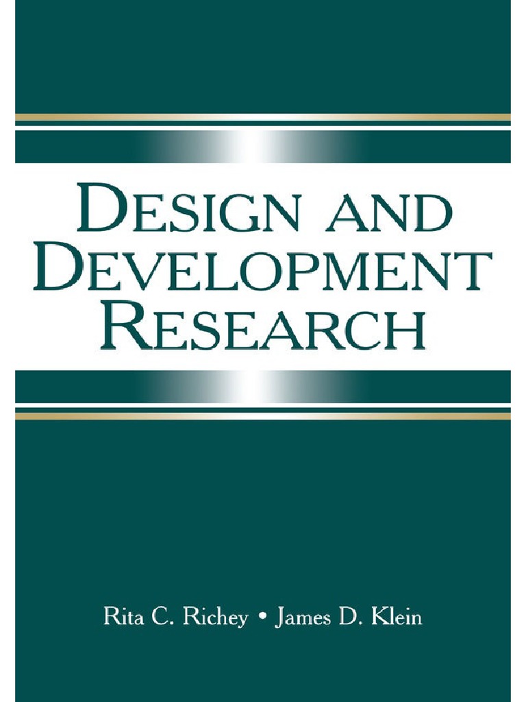 Richey and Klein E-Book | PDF | Instructional Design | Learning Theory ...