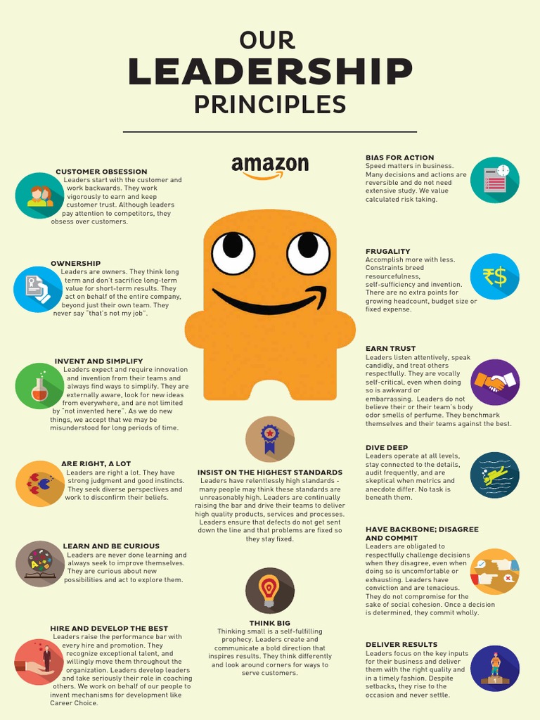 Amazon Leadership Principles | PDF | Human Nature | Business