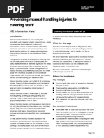 MAC Tool Manual Handling Assessment Charts Indg383 | PDF | Safety