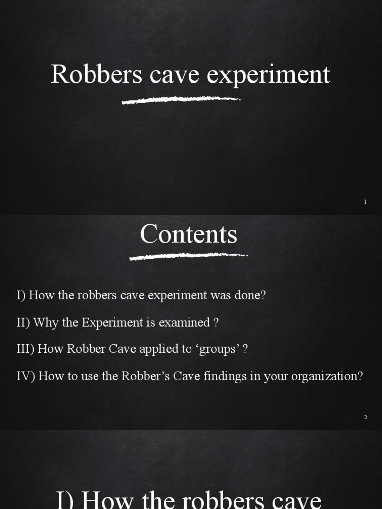 Robbers Cave Experiment | PDF | Difference | Group Processes