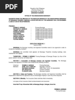 Executive Order No. 003 S. 2023 - ORGANIZING THE BARANGAY DEVELOPMENT ...