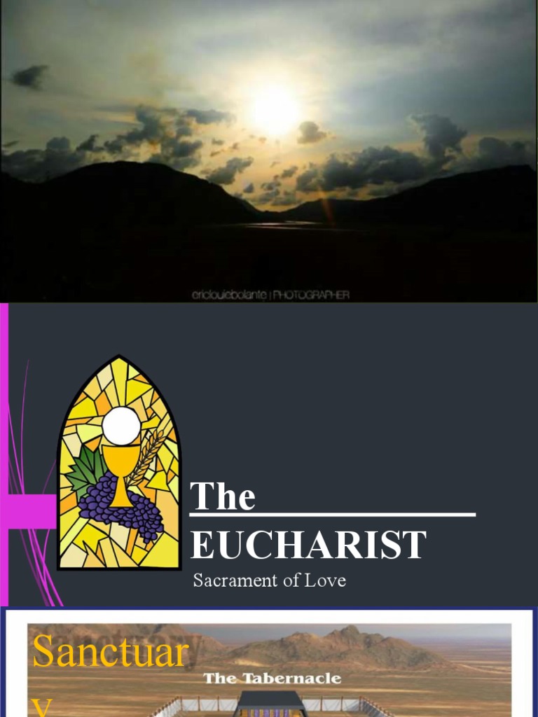 Sacrament of The Eucharist | PDF | Eucharist | Mass (Liturgy)