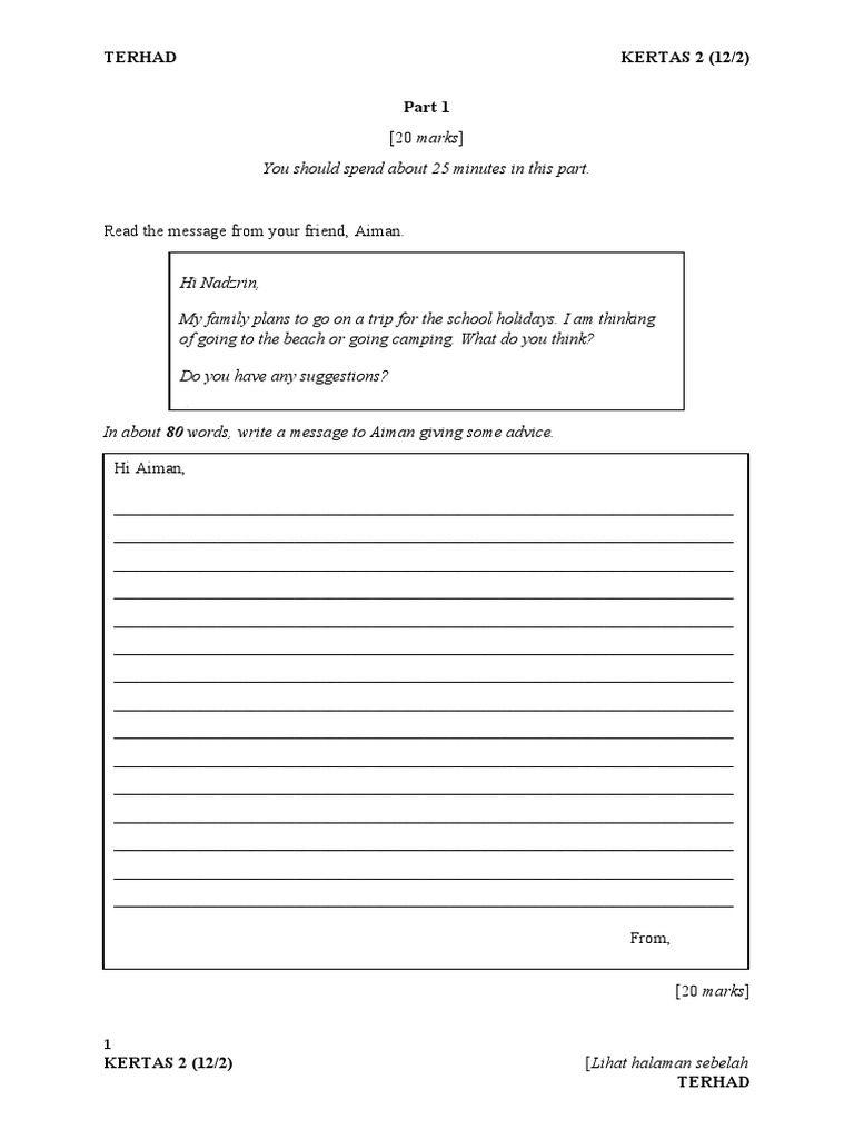 BI Form 2 KERTAS 2 pp2 | PDF | Environment | Waste