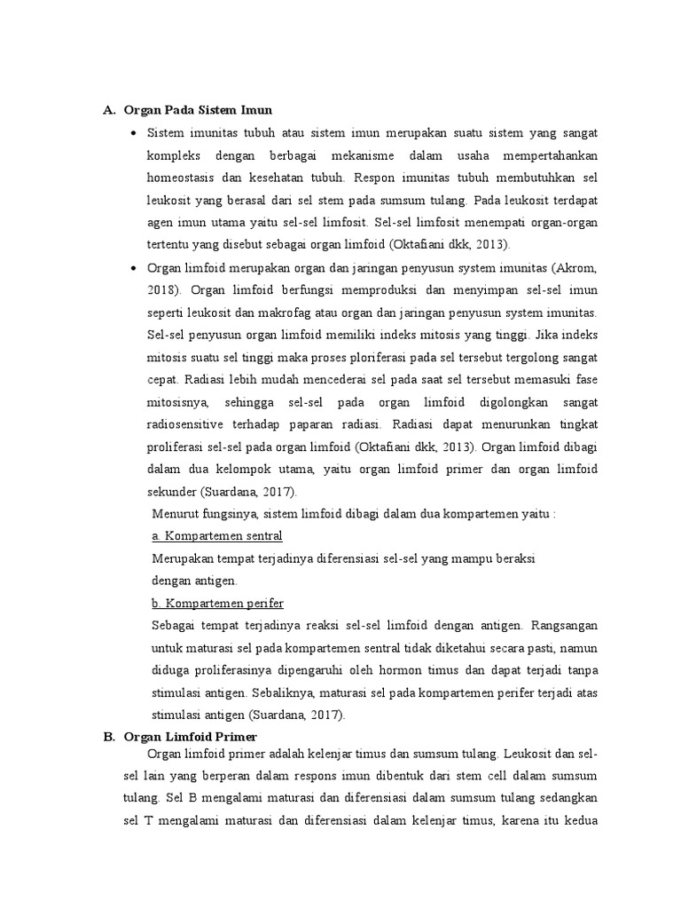 Organ Limfoid dan Sistem Imun Manusia | PDF
