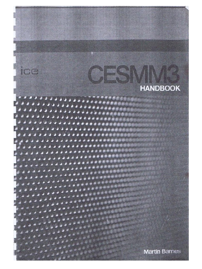 CESMM3 Handbookrev | PDF