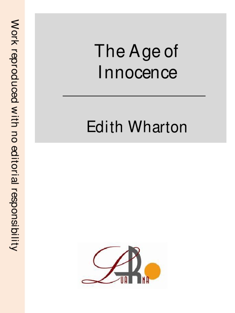 "The Age of Innocence" by Edith Wharton | PDF | The Age Of Innocence