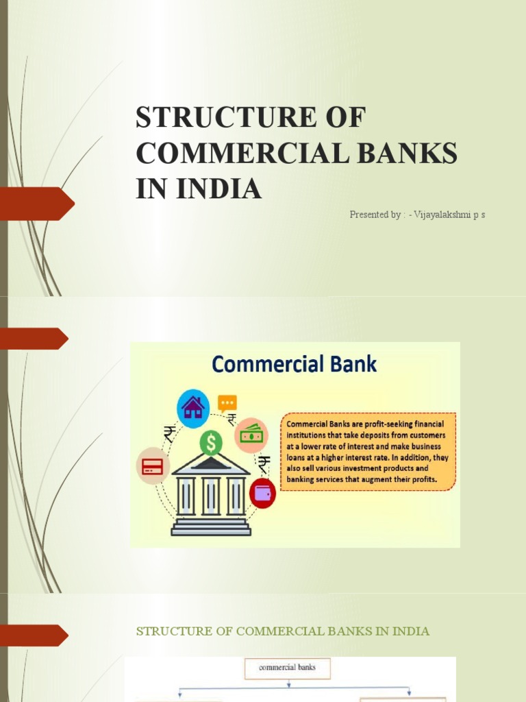 Structure of Commercial Banks in India | PDF | Reserve Bank Of India ...