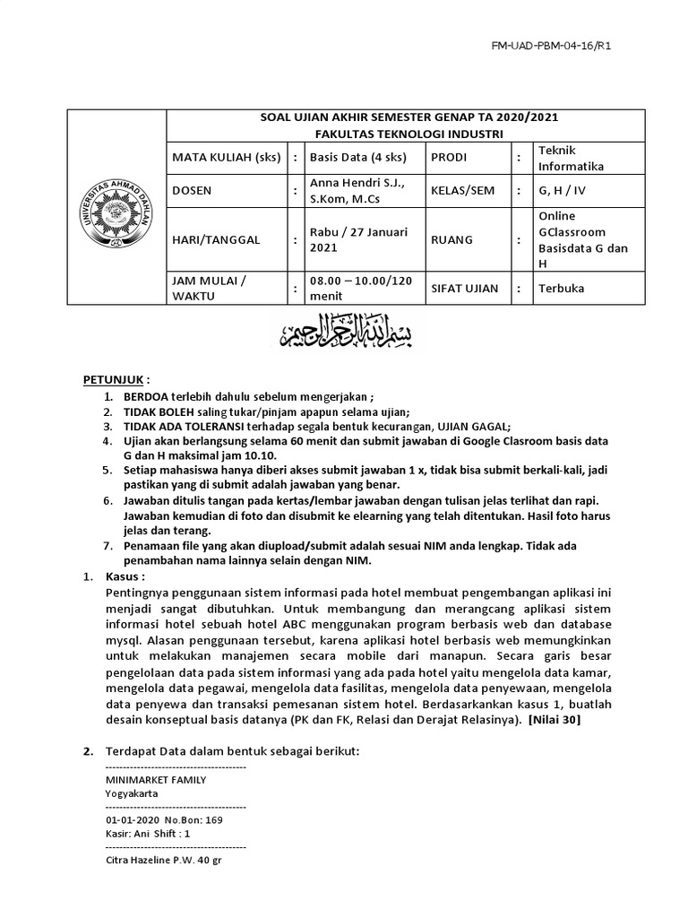 Basis Data G 20210127074920 | PDF
