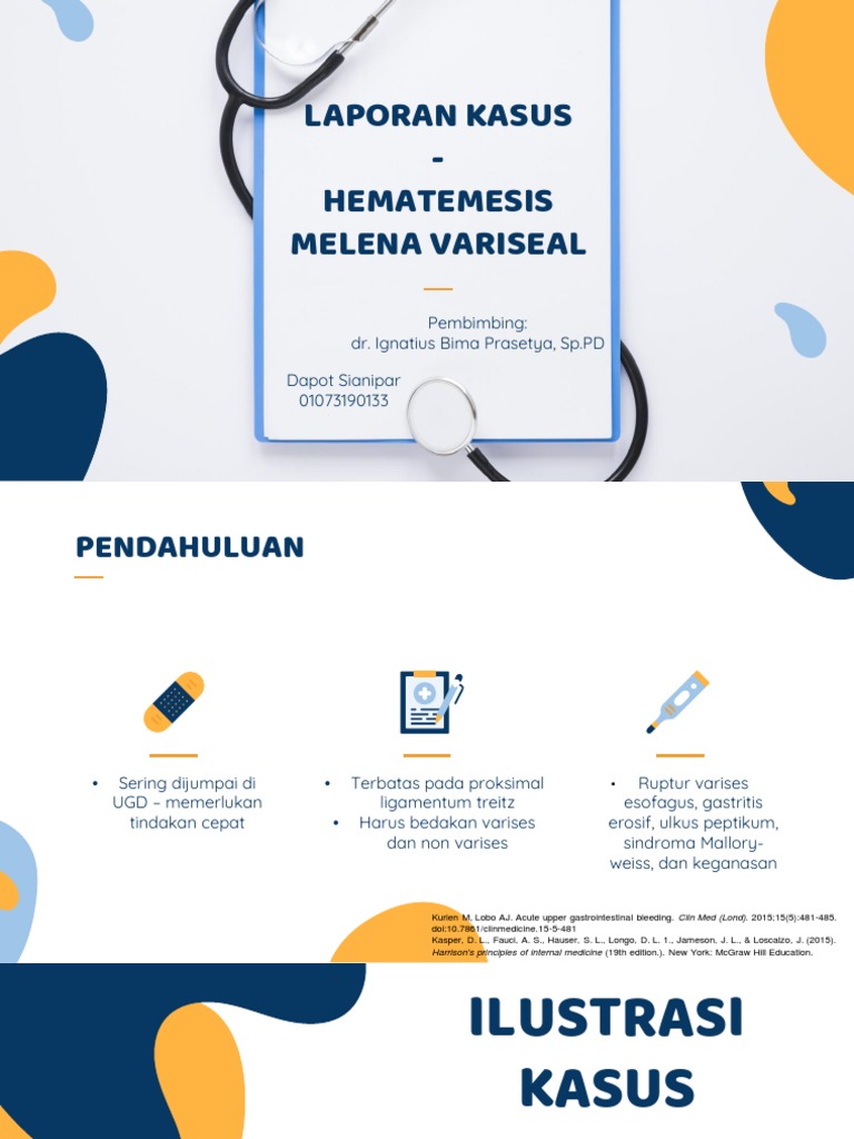 Hematemesis Melena Ec Sirosis | PDF