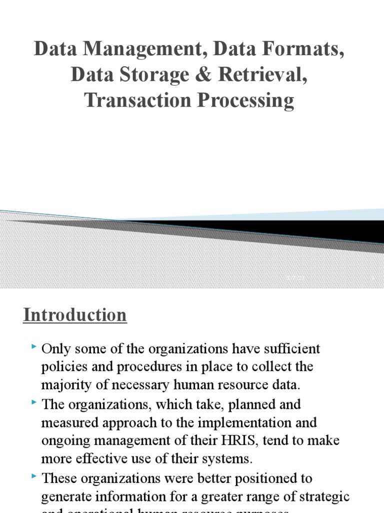 HRIS Data Format | PDF | Data Warehouse | Computer Data Storage