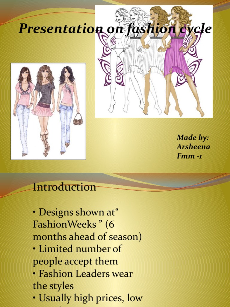 Understanding the Fashion Cycle | PDF | Fashion | Prices