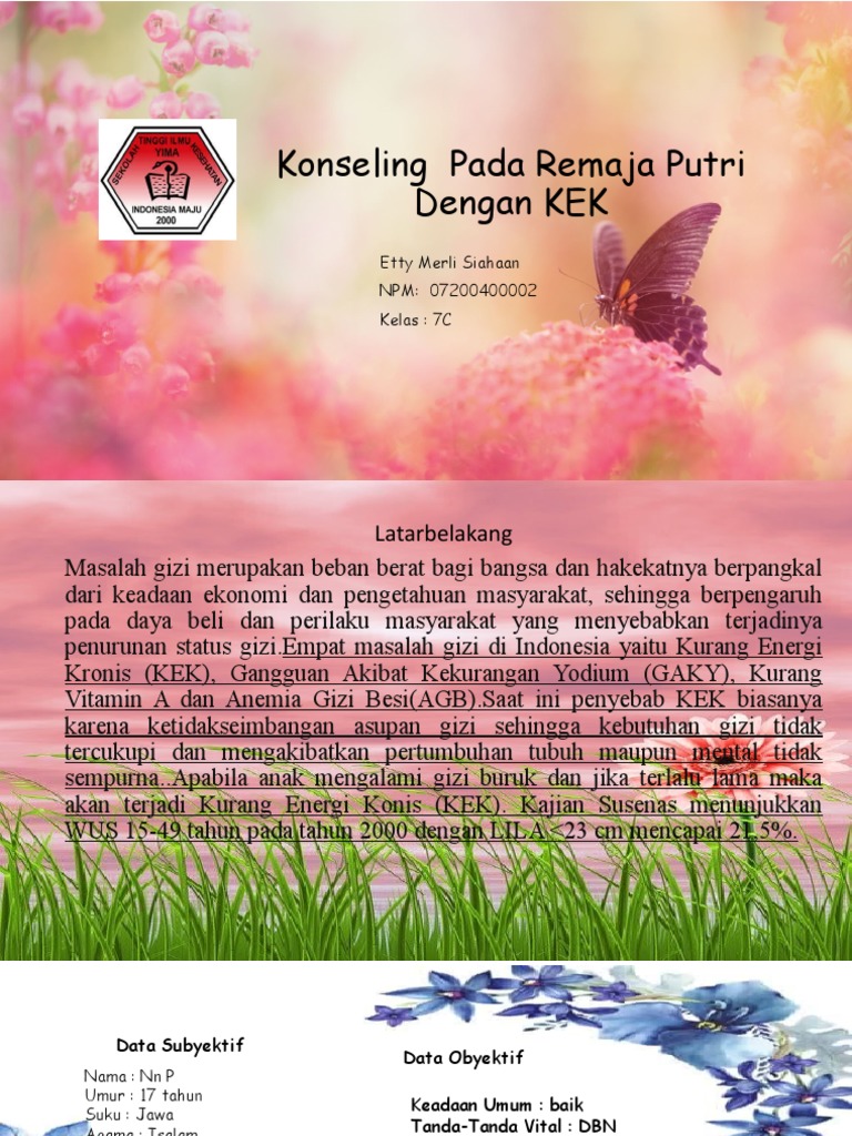 Konseling KEK pada Remaja Putri | PDF | Kesehatan Holistik