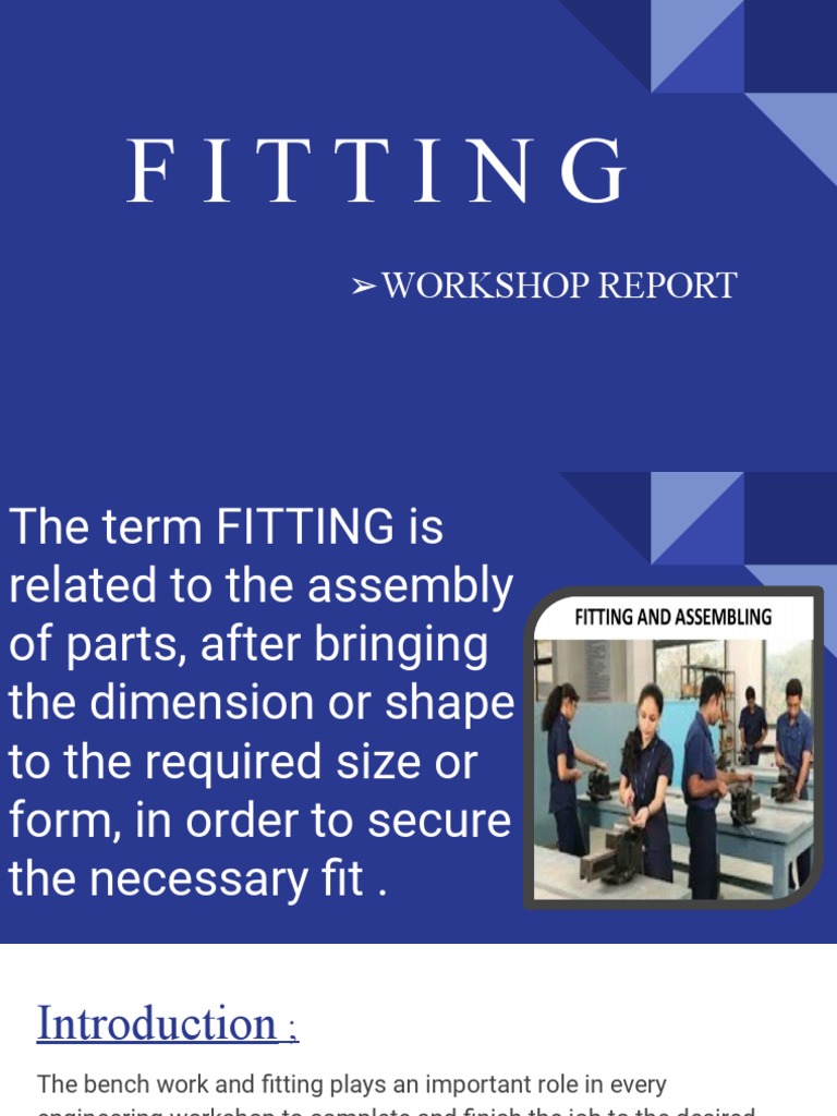 Fitting Workshop Report | PDF | Sheet Metal | Woodworking