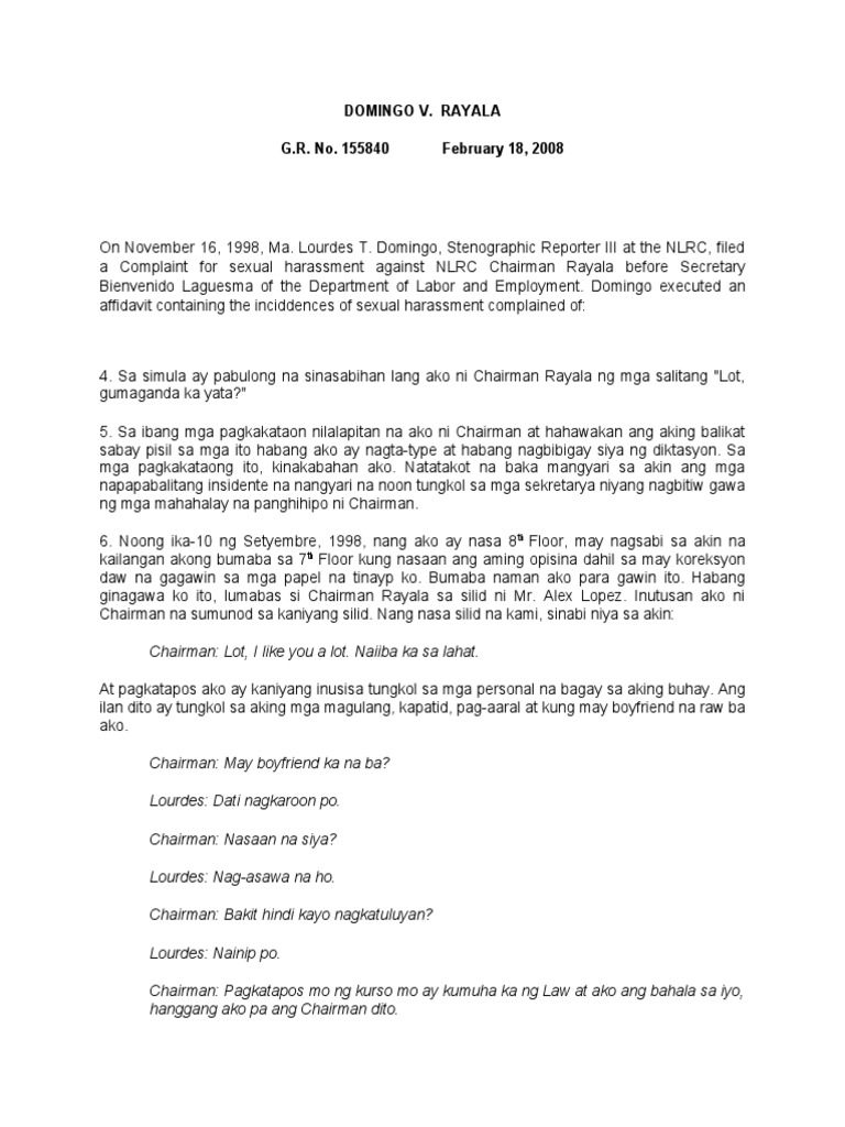 Domingo v. Rayala GR No. 155831 | PDF