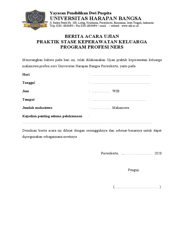 Bap Ujian Ners Kep Keluarga | PDF