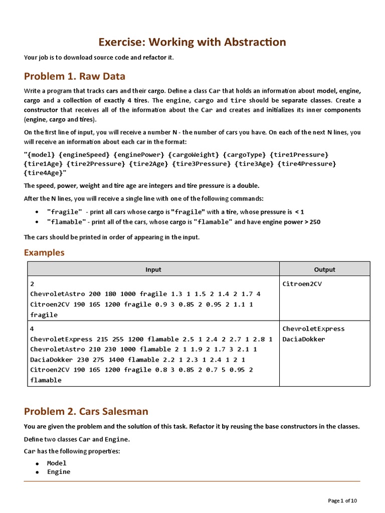 CSharp-OOP-Working-with-Abstraction-Exercise | Download Free PDF ...