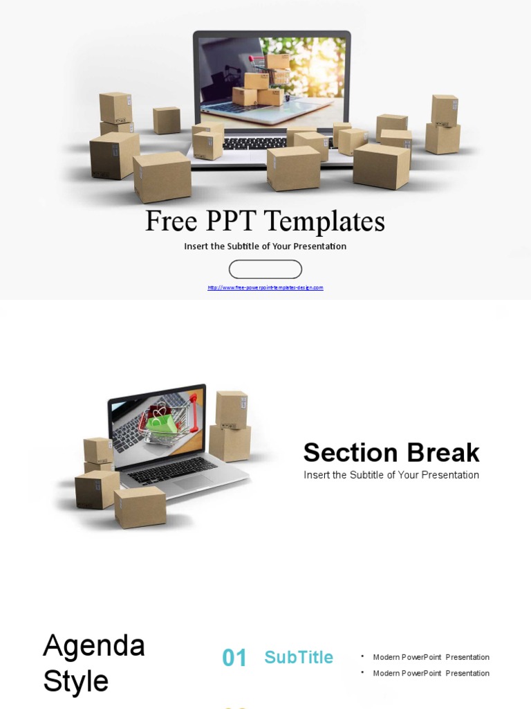 Online Delivery Service PowerPoint Templates | PDF | Microsoft Power ...