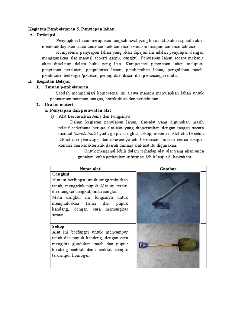 Modul Pembelajaran Dasar-Dasar Budidaya Tanaman | PDF