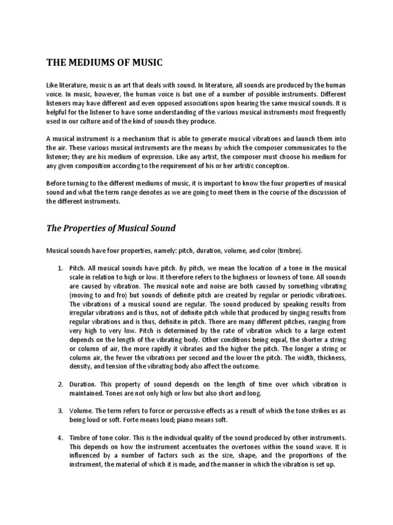 Module 4 Music | PDF | String Instruments | Woodwind Instruments