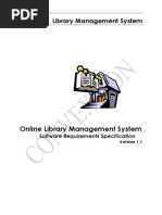 Library Management System SRS | PDF | Libraries | User (Computing)