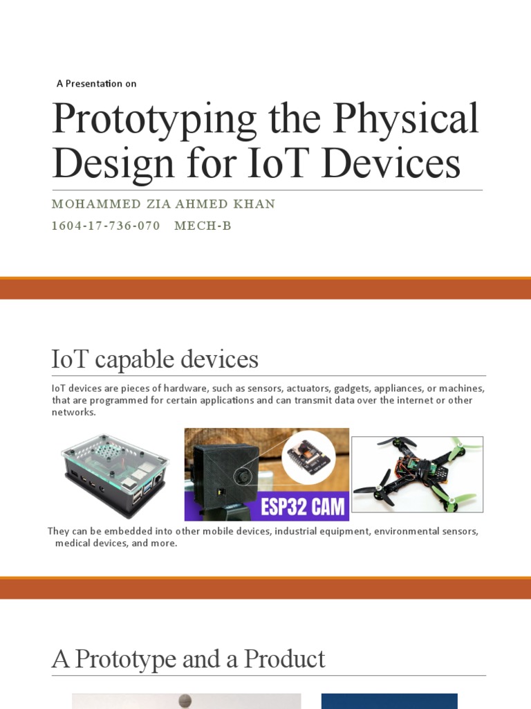 Prototyping The Physical Design For IoT Devices | PDF | Technology ...