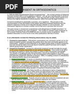 Orthodontic Chart: Patient Information Record | PDF | Dentistry | Face