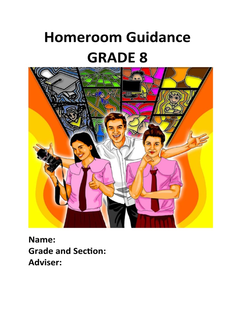 Homeroom Guidance Grade 8: Name: Grade and Section: Adviser | PDF ...