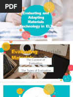 Unit 3: Adapting Materials: 3.0 Intended Learning Outcomes | PDF | Learning | Educational Technology