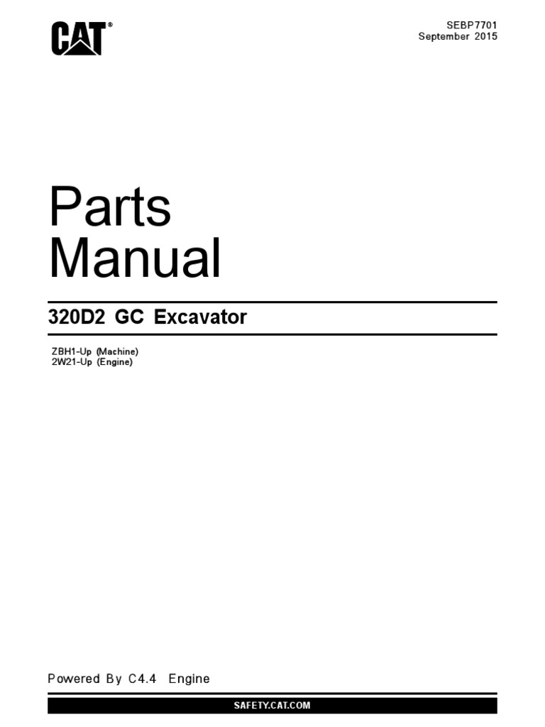 Part Manual Cat 320d2 GC | PDF