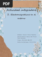 Actividad Integradora 1 - Electromagnetismo en El Entorno | PDF | Electrón | Mecánica cuántica