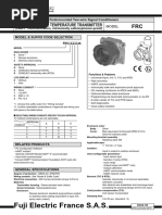 YTA610 Temperature Transmitter Specs | PDF | Thermocouple | Electricity