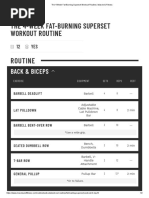 Charles Bronson's Prison Workout Routine | PDF