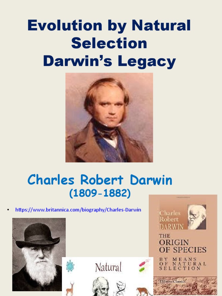 Evolution by Natural Selection Darwin's Legacy | PDF | Natural ...