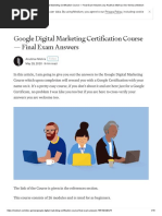 Hubspot Social Media Marketing Certification Exam Answers 2022 | PDF ...