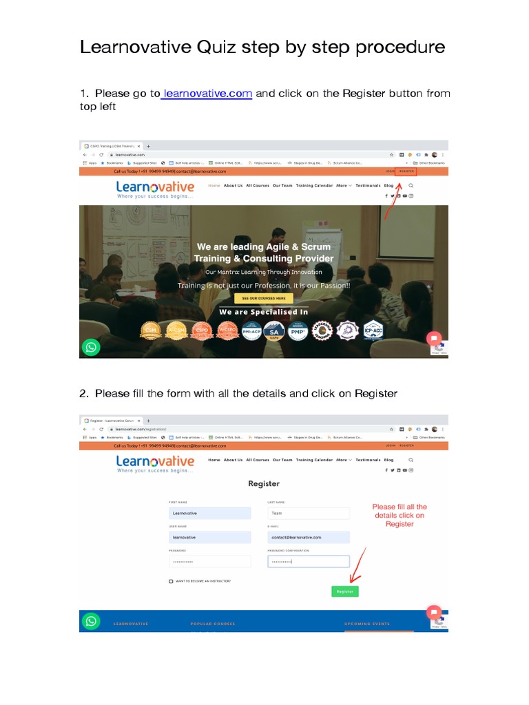 How To Take CSM Mock Test | PDF
