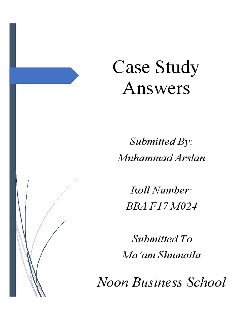 Case Study Answers: Noon Business School | PDF | Behavior | Extraversion And Introversion