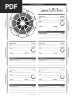 Noob's Character Sheet 2.3 (Cypher System) | PDF | Leisure | Sports