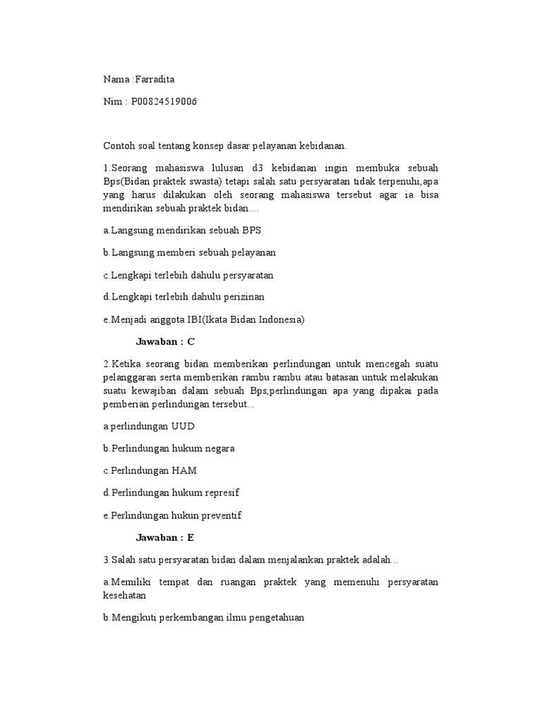 Contoh Soal BPS | PDF