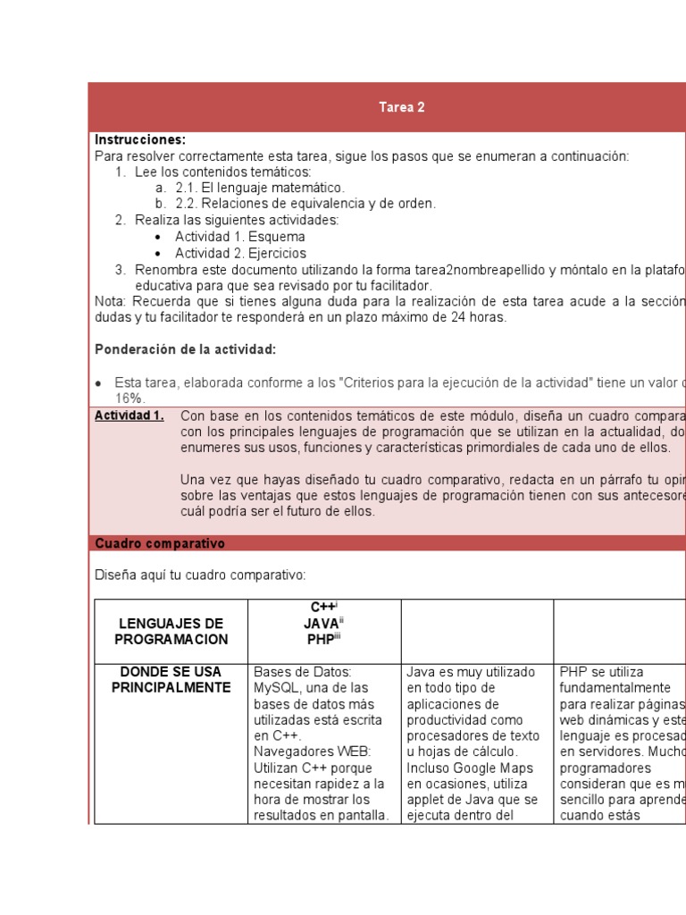 Tarea 2 Juan Landa | PDF | Java (lenguaje de programación) | Lenguaje ...